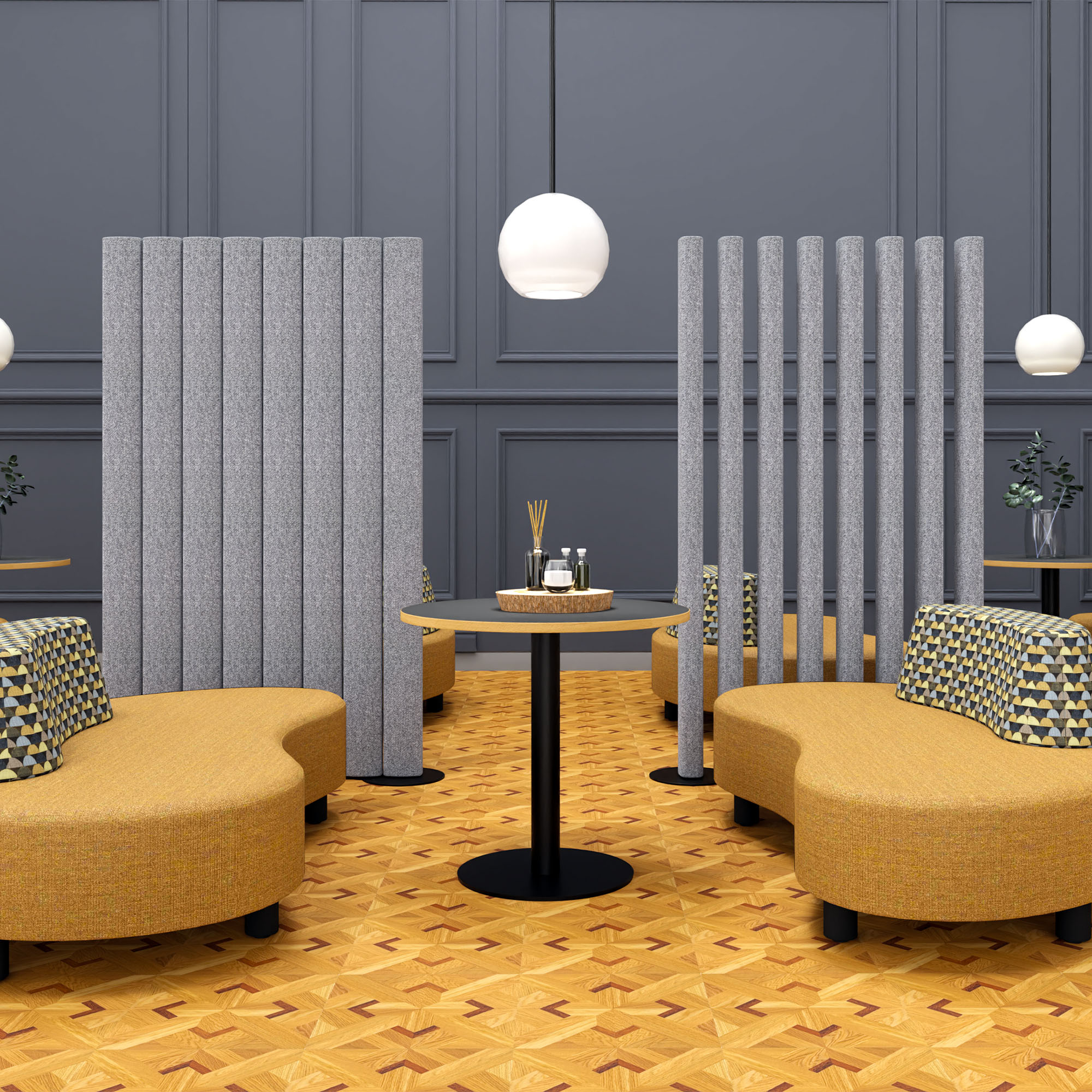 AcuStixx flexible Trennwand | Freistehendes modulares System | WeberBÜRO
