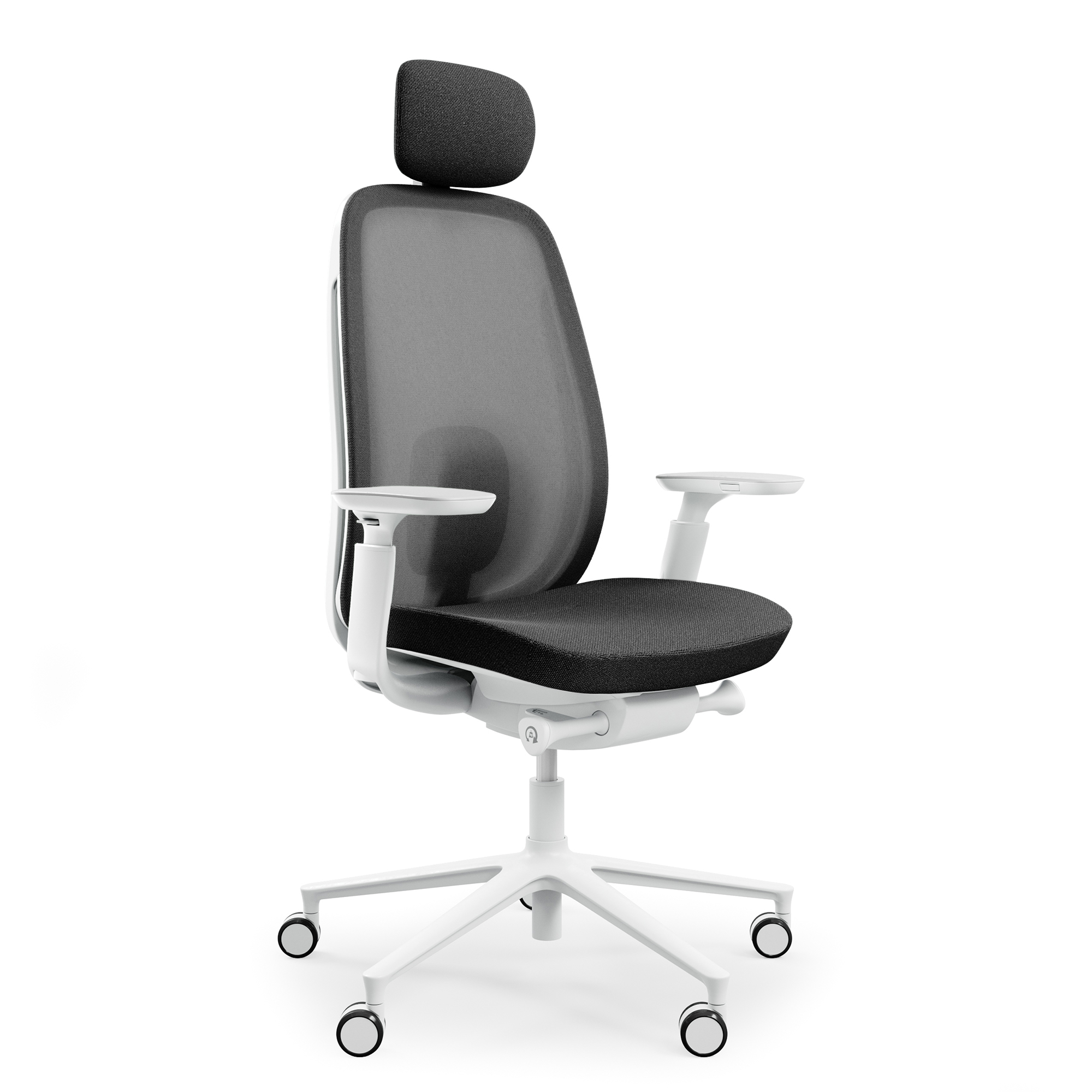 profim - PACE Bürodrehstuhl | Synchronmechanik, Netzrücken mit Kopfstütze | WeberBÜRO