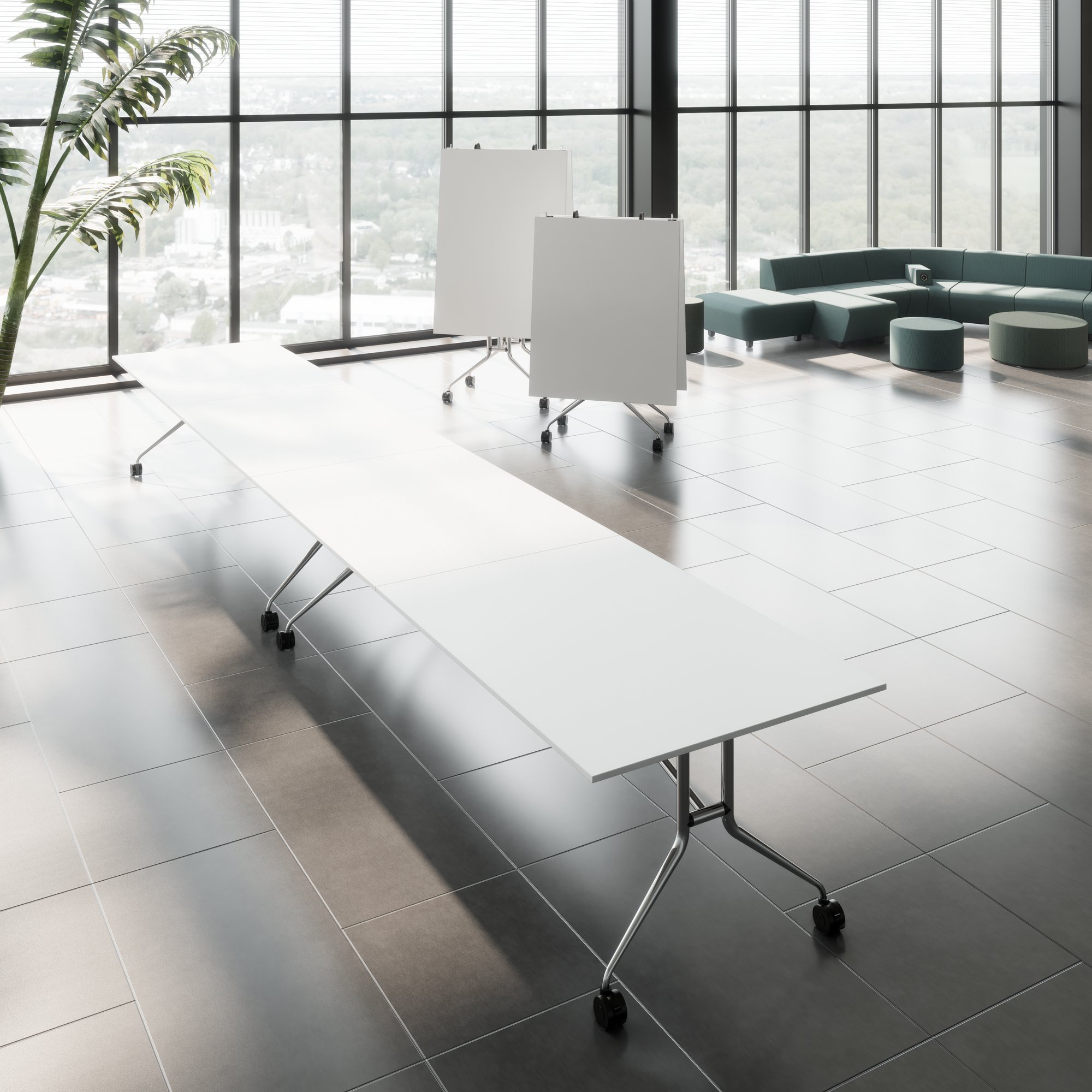 MARA - ARGO LIBRO Klapptisch | 2400 - 2800 x 1000 mm (8 - 10 Personen ...