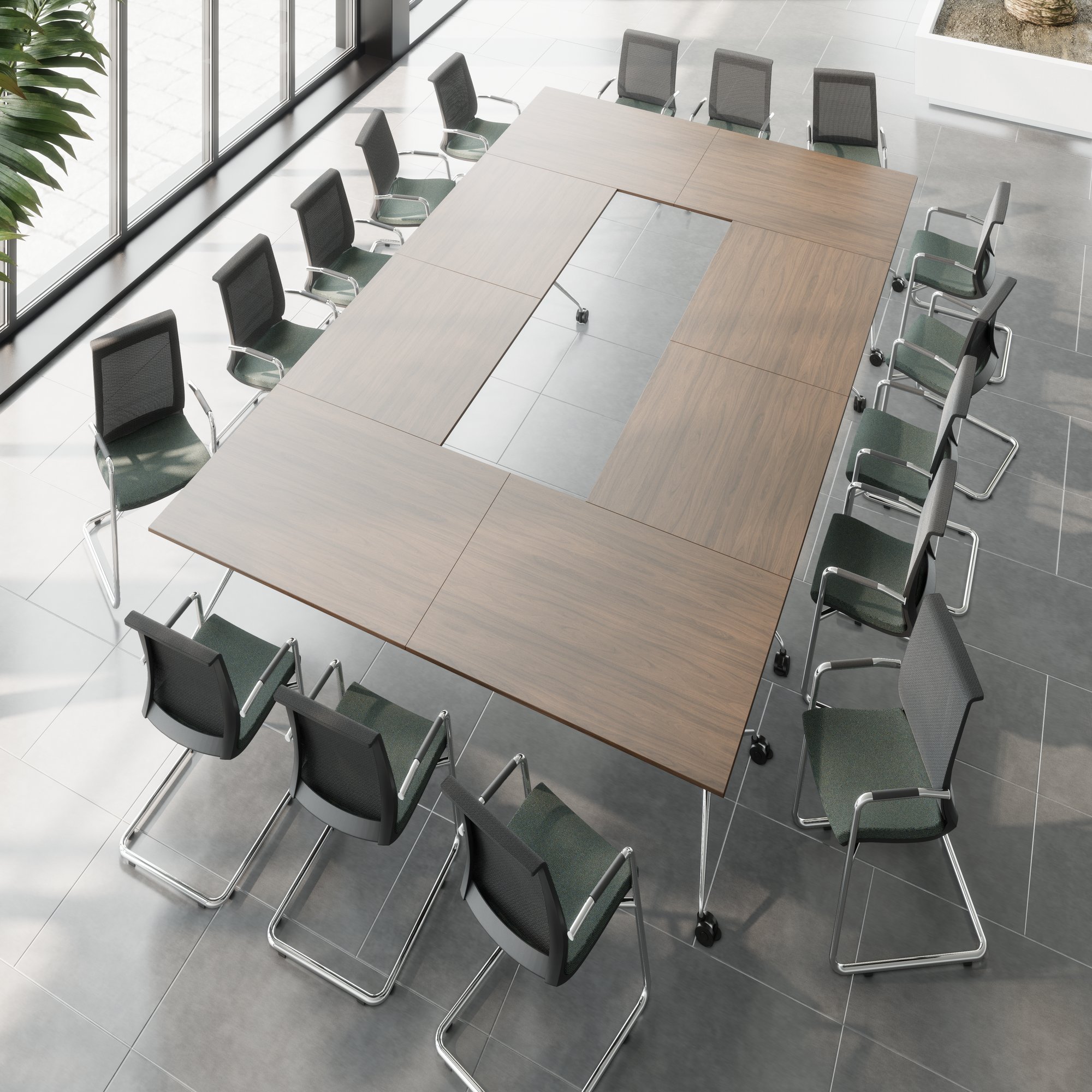 MARA - ARGO LIBRO Klapptisch | 2400 - 2800 x 1000 mm (8 - 10 Personen ...